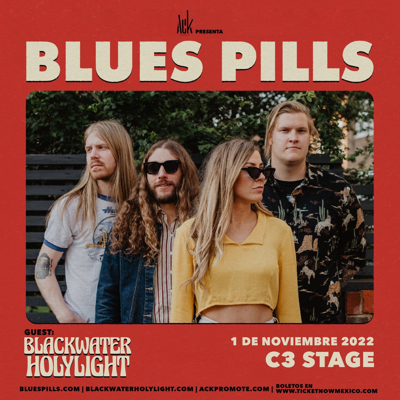 Dupla imperdible con Blues Pills + Blackwater Holylight en Guadalajara ...