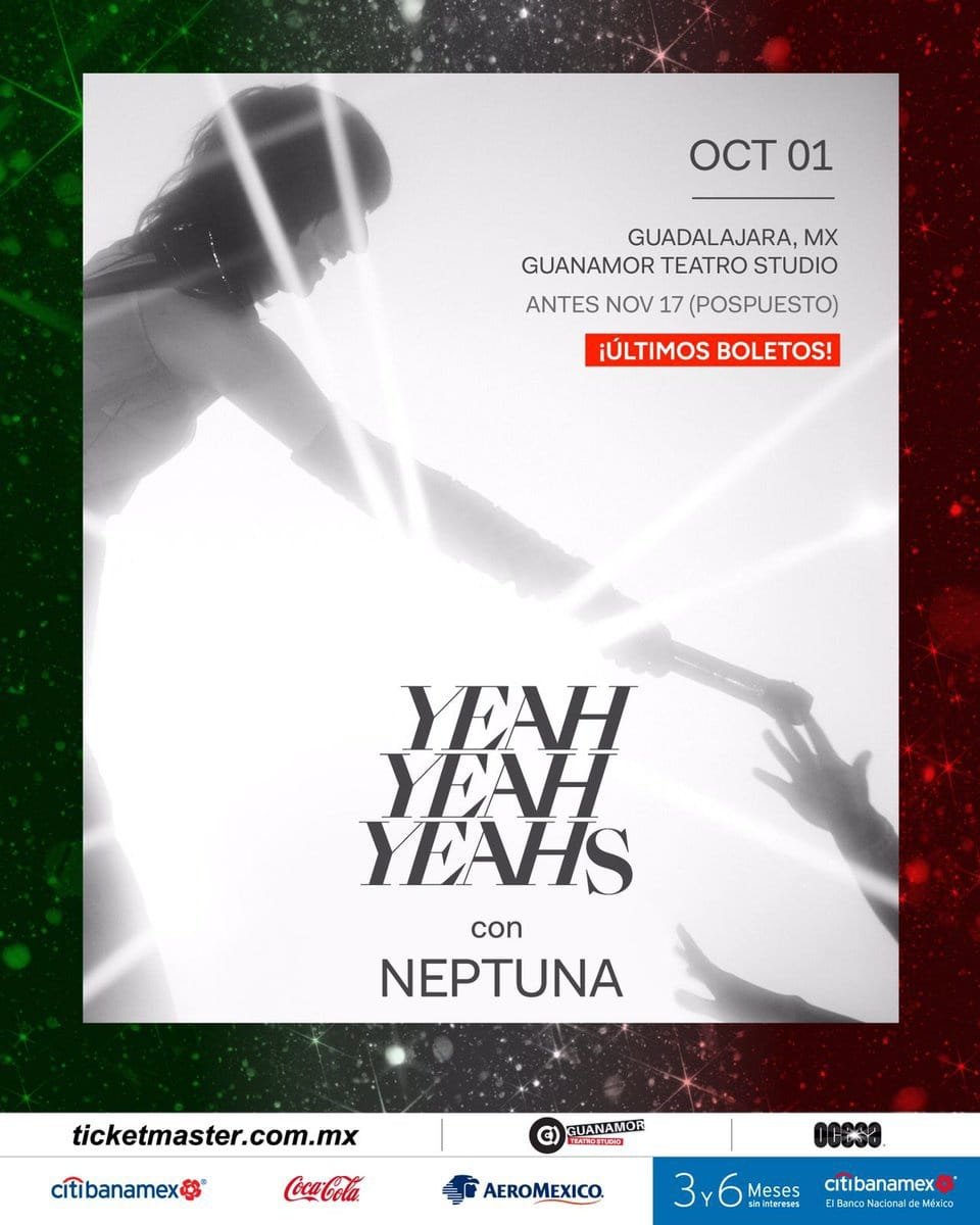 Yeah Yeah Yeahs regresa a México en otoño con 2 fechas en GDL y CDMX ...