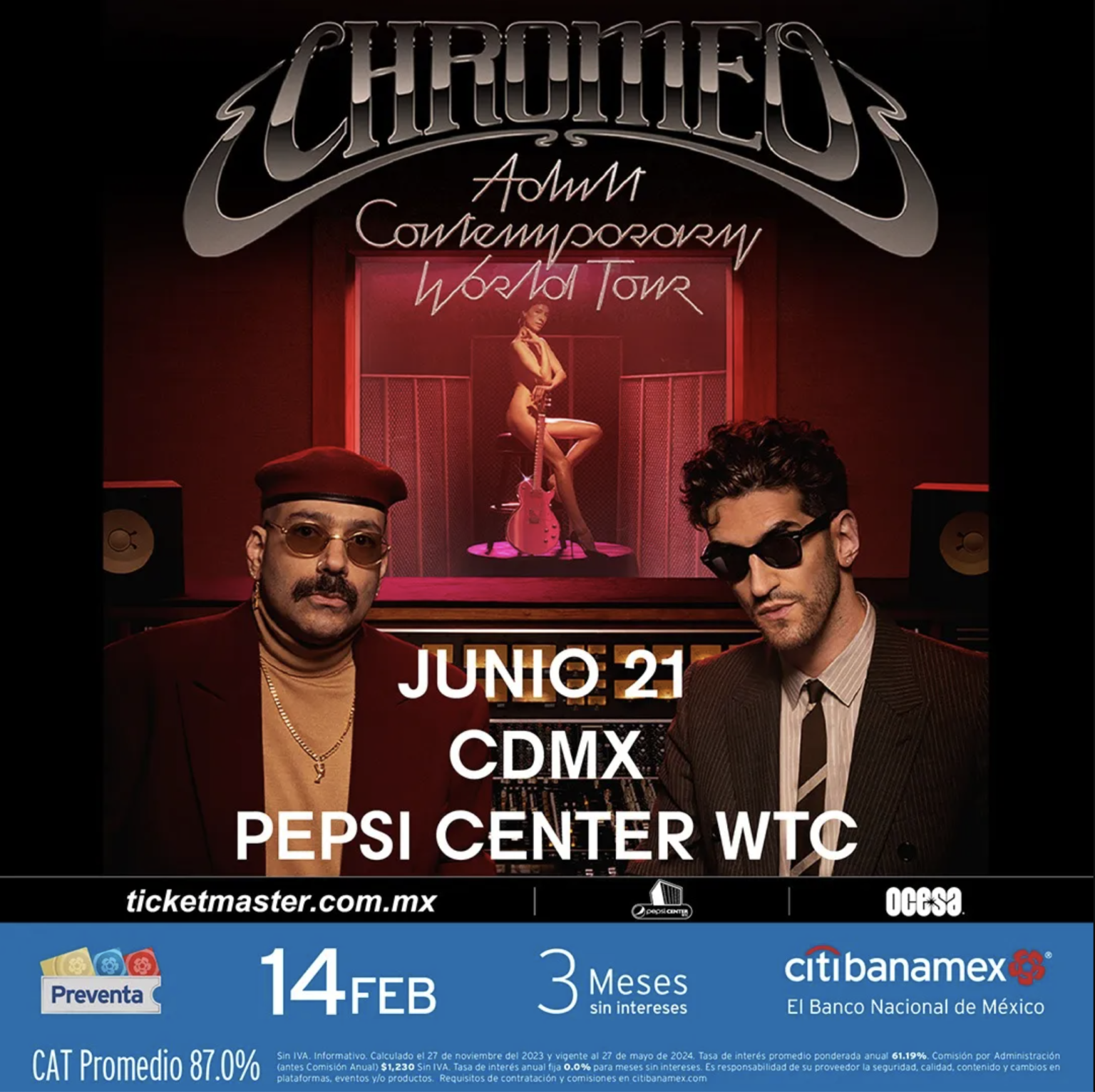 El dúo de electro-funk Chromeo regresa a la Ciudad de México - Cassini MX
