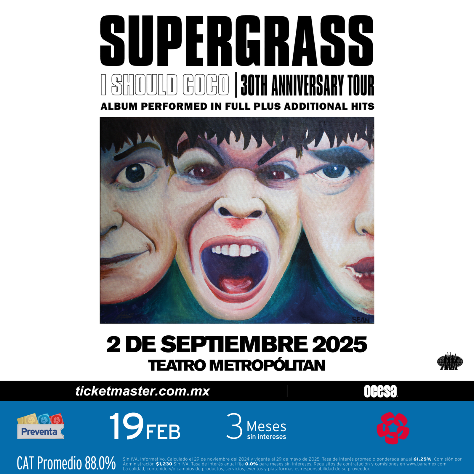 Supergrass llega a México en el 30 aniversario de su disco debut